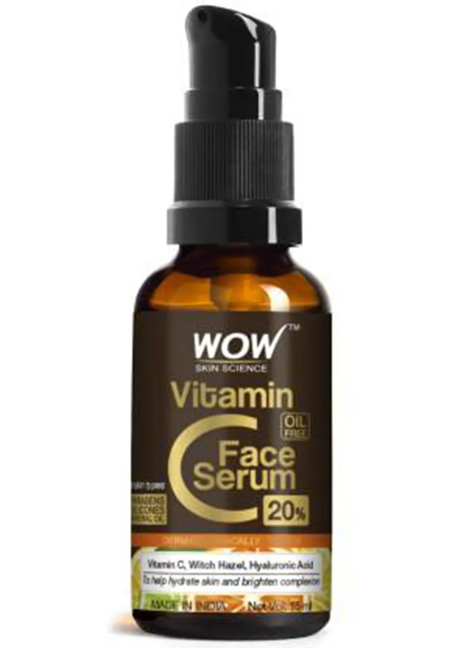 Buy WOW Skin Science Vitamin C Serum Brightening Anti Aging Skin Repair Supercharged Face Serum Dark Circle Fine Line Sun Damage Corrector Genuine 20 15ml for Women Online in India