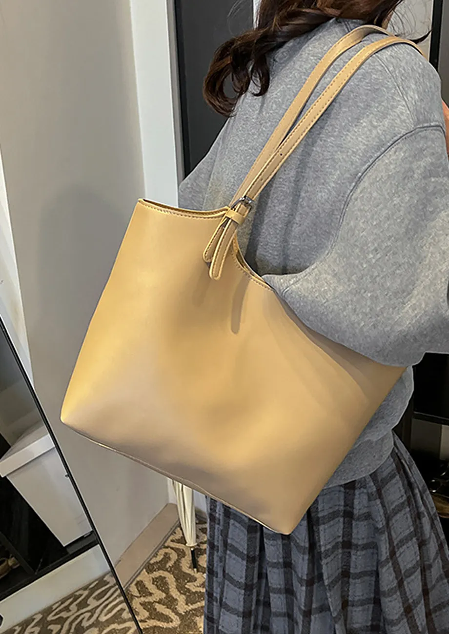 Buy DOUBLE STRAP SNAP LOCK TOTE BAG for Women Online in India