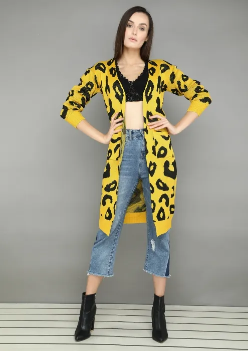 Buy I'VE SPOTTED IT YELLOW SHRUG for Women Online in India