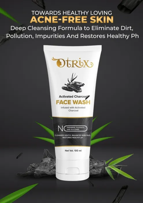 Buy Otrix Activated Charcoal Face Wash for Women Online in India